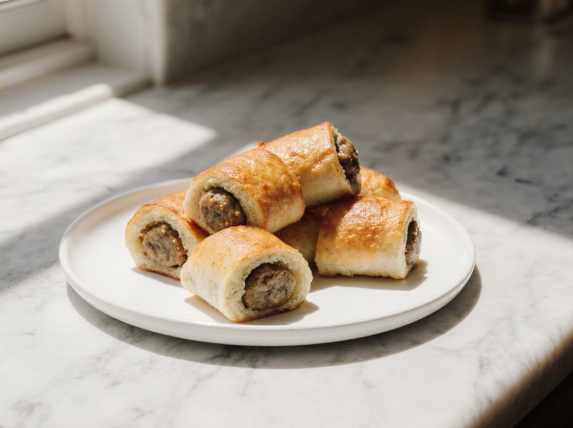 Worstenbroodje in de Airfryer met Krokante Korst en Heerlijke Vulling